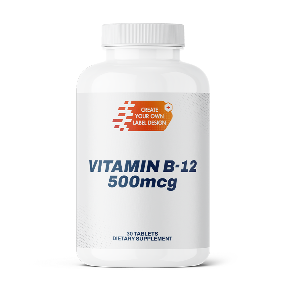 Vitamin B12 500 mcg - Premier Private Label CPG Nutraceuticals | Next ...