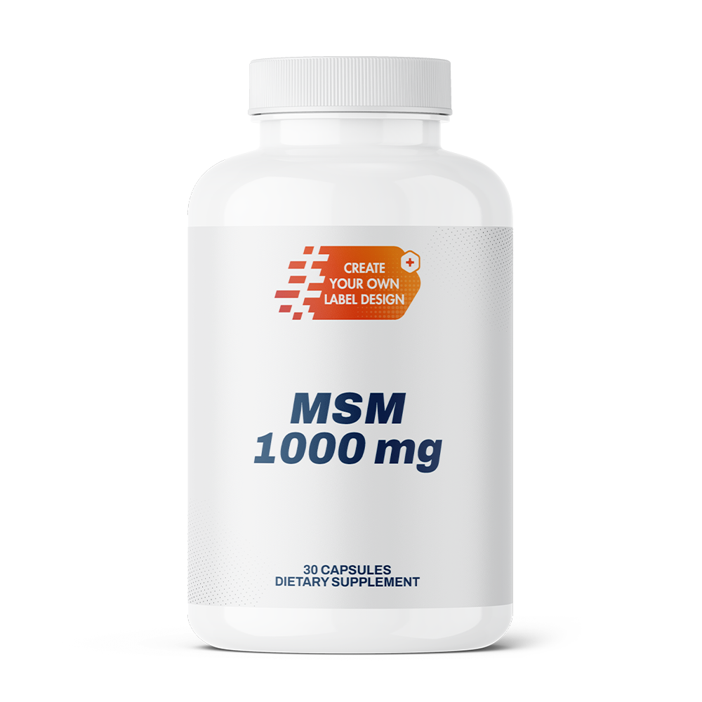 MSM 1,000 MG - Premier Private Label CPG Nutraceuticals | Next Day Nutra