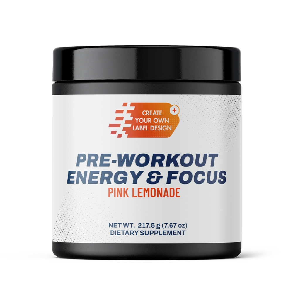 Pre-Workout Energy and Focus - Pink Lemonade - Private Label ...