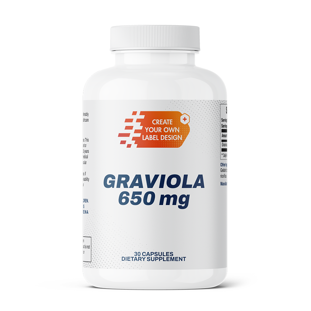 Graviola 650mg - Premier Private Label CPG Nutraceuticals | Next Day Nutra