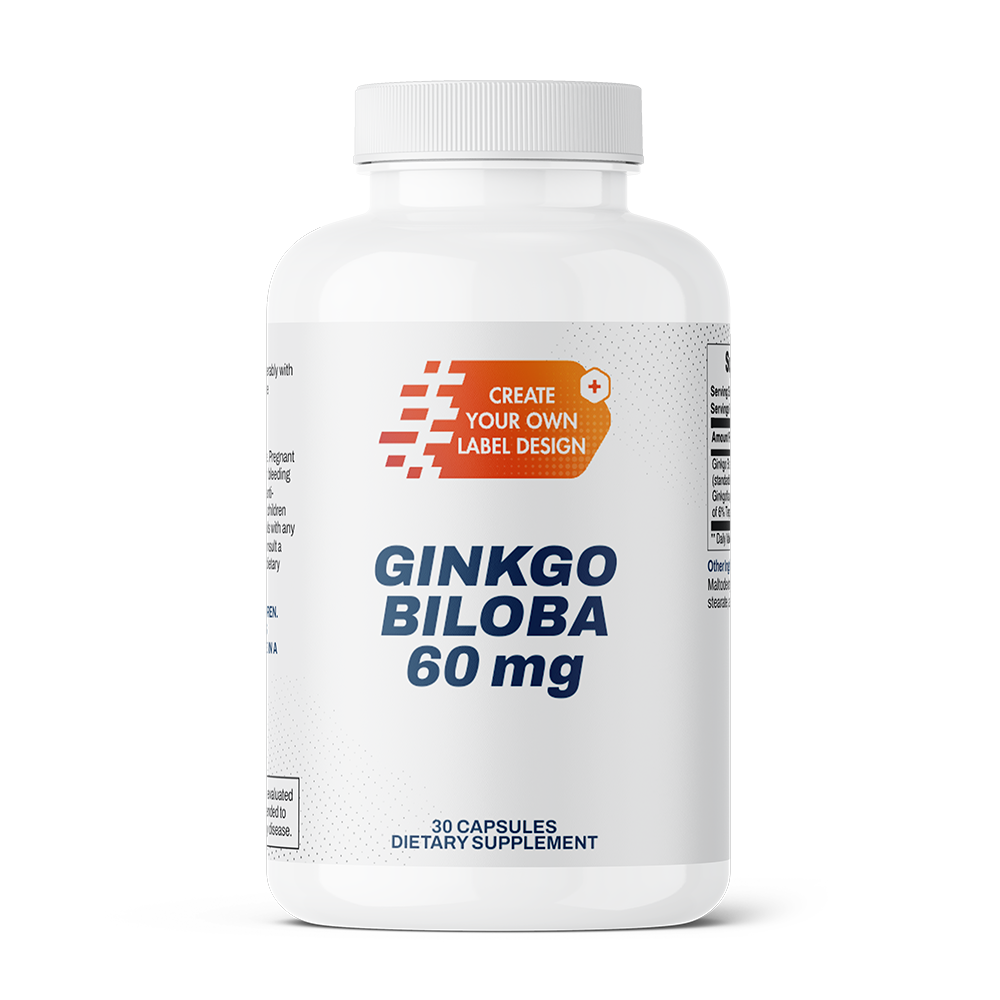 Ginkgo Biloba 60mg - Premier Private Label CPG Nutraceuticals | Next ...